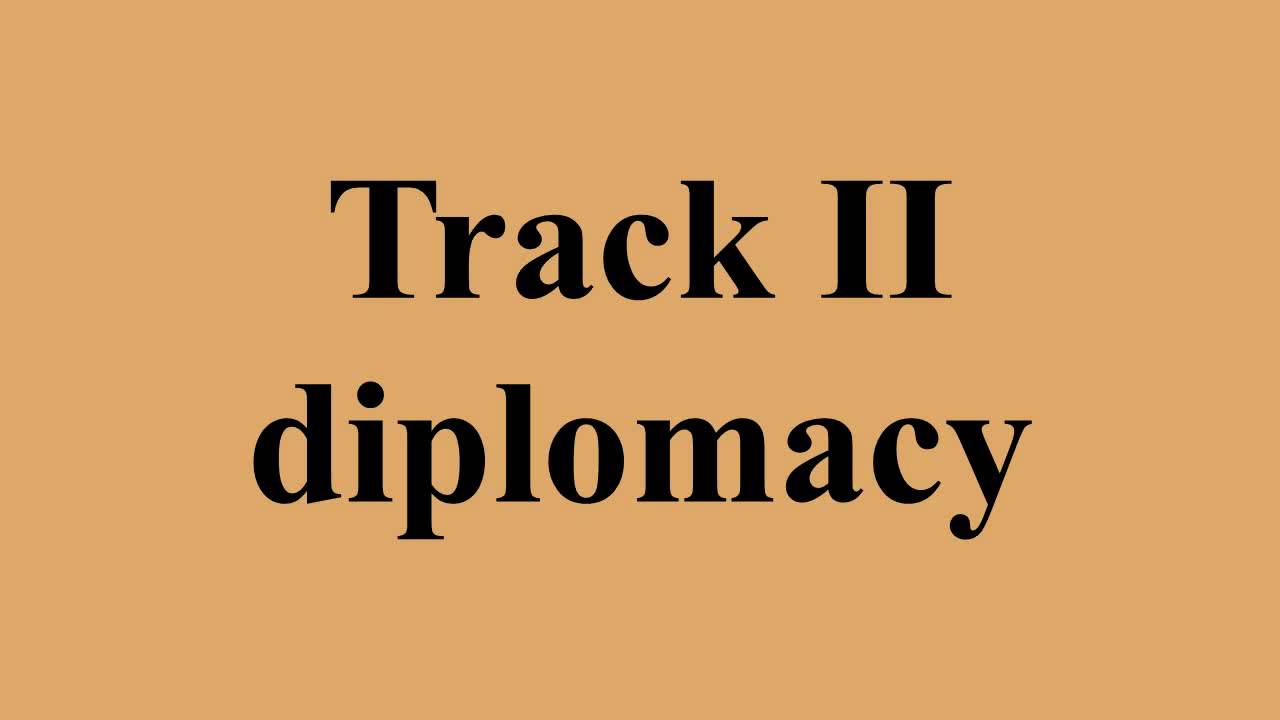 Track II Diplomacy Under Way: Some Officials met Pro-freedom leaders ...